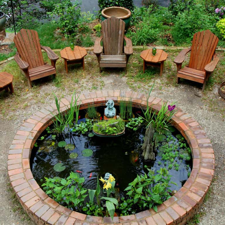 30 Outdoor Goldfish Pond Design Ideas - Pond Informer