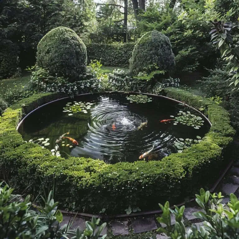 21 Circular Koi Pond Designs - Pond Informer