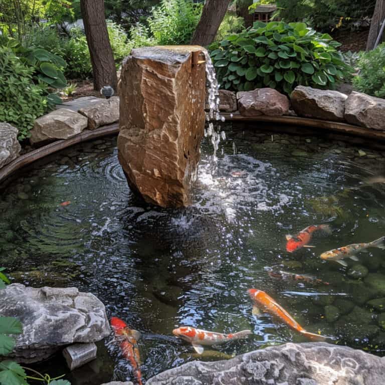 21 Circular Koi Pond Designs - Pond Informer