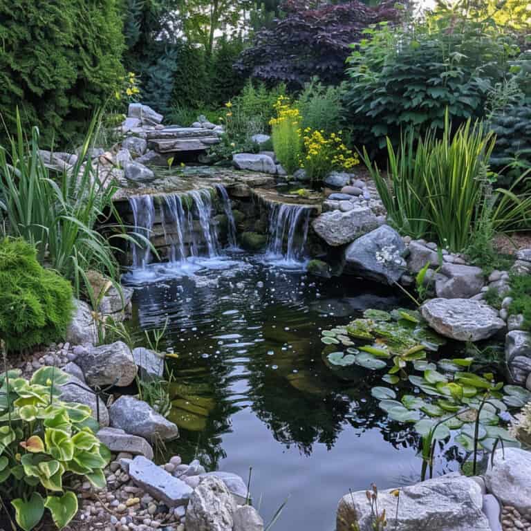 28 Stunning Koi Pond Waterfall Designs - Pond Informer