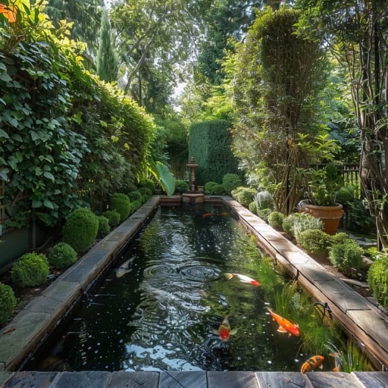 25 Rectangular Koi Pond Designs - Pond Informer