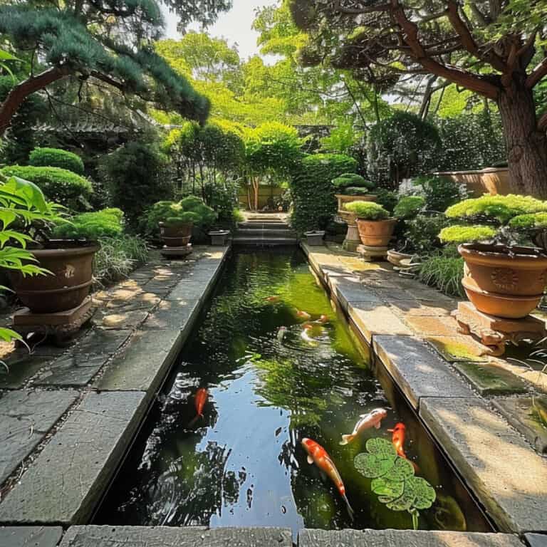 25 Rectangular Koi Pond Designs - Pond Informer